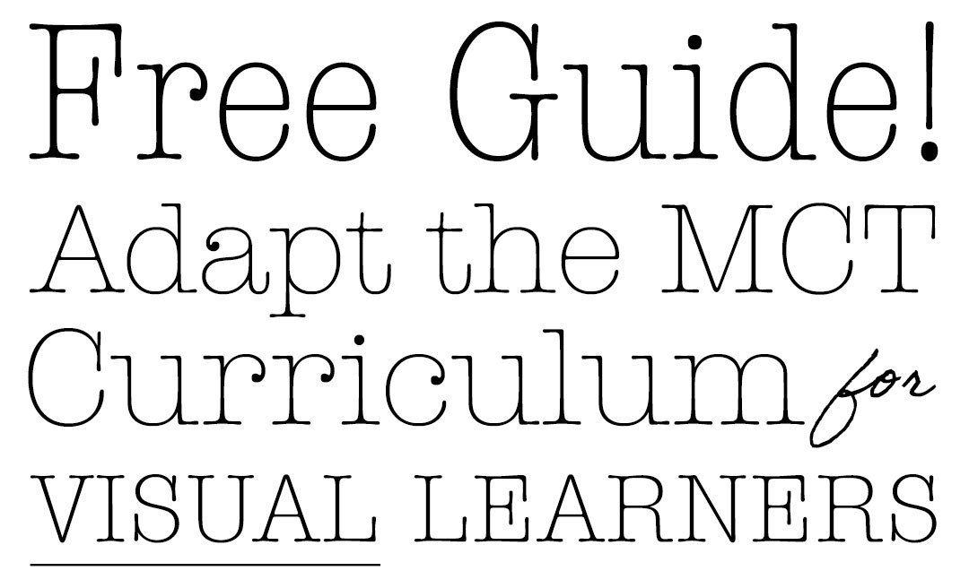 Free Guide! Adapt the MCT Curriculum for Visual Learners 👀 | Royal ...
